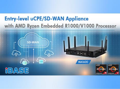 Entry-level uCPE/SD-WAN Appliance with AMD Ryzen Embedded R1000/V1000 ...